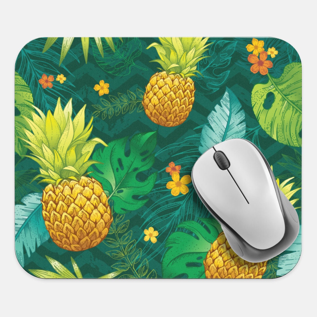 Almohadilla de ratón de piña, alfombrilla de ratón de alimentos de ...