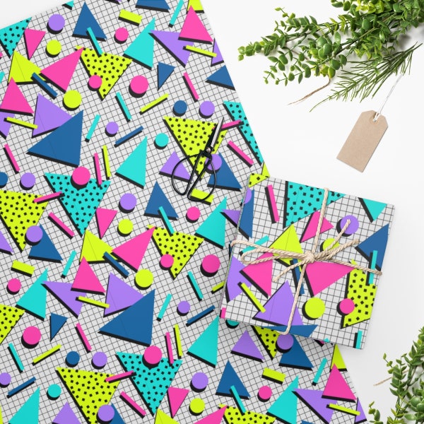 Retro Wrapping Paper - Etsy