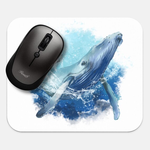 Whale Mouse Pad 9x8 Animal Coral Reef Ocean Fish - Etsy