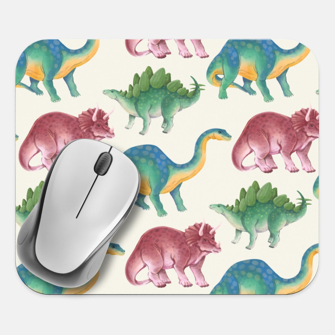 Dinosaur Mouse Pad, 9"x8" Dinosaur Animal Mouse Pad, Tech Desk Office ...