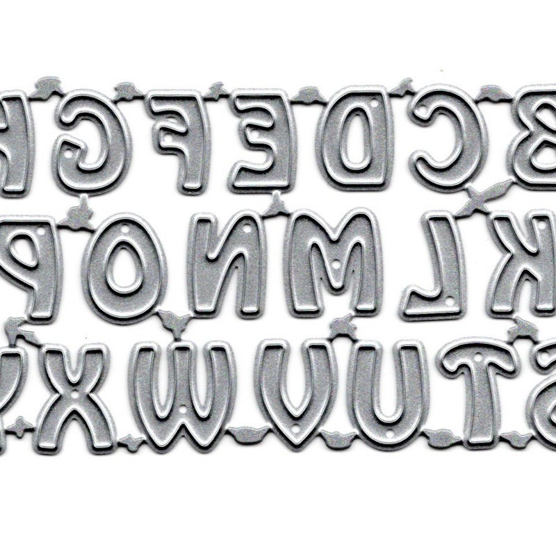 Alphabet Die Cutting Dies - Etsy