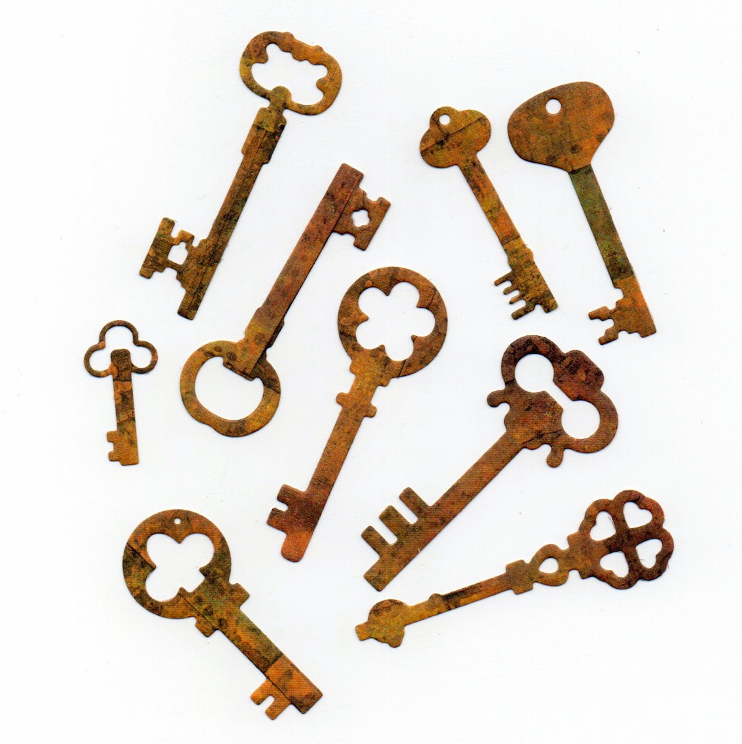 9pc Keys Metal Cutting Die Set Style 2 - Etsy