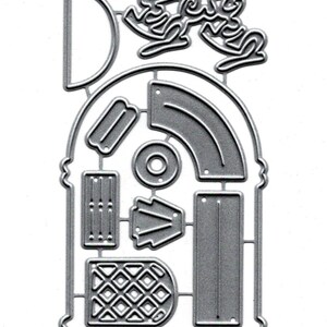 Jukebox Record and Rock & Roll Words Cutting Die Set - Etsy