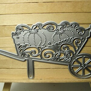 LAST ONE Fancy Wheelbarrow With Pumpkins Cutting Die - Etsy