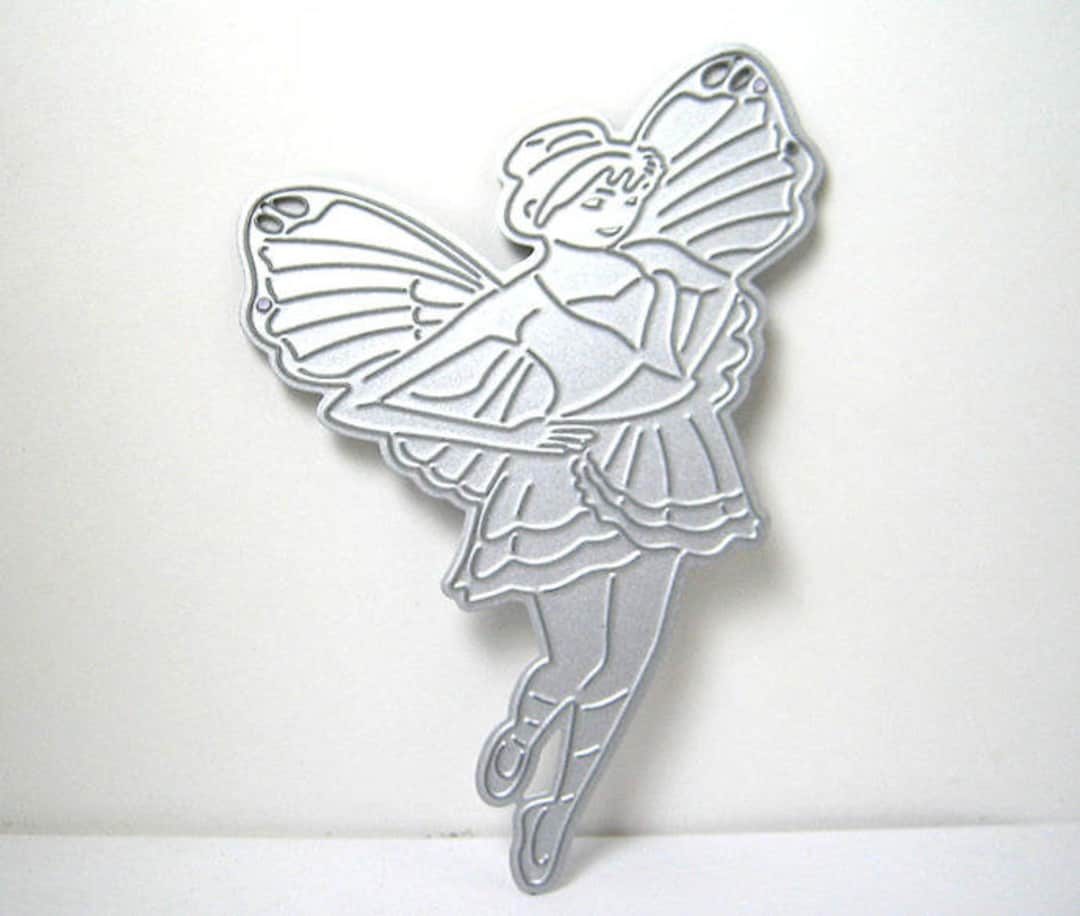 Fairy With Butterfly Wings Metal Cutting Die - Etsy