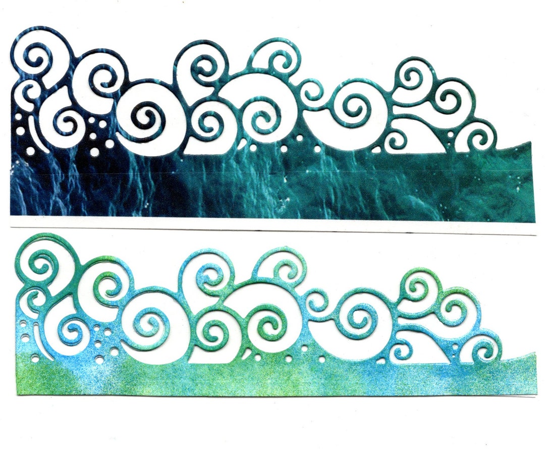 Fancy Waves Cutting Die, Ocean Water - Etsy