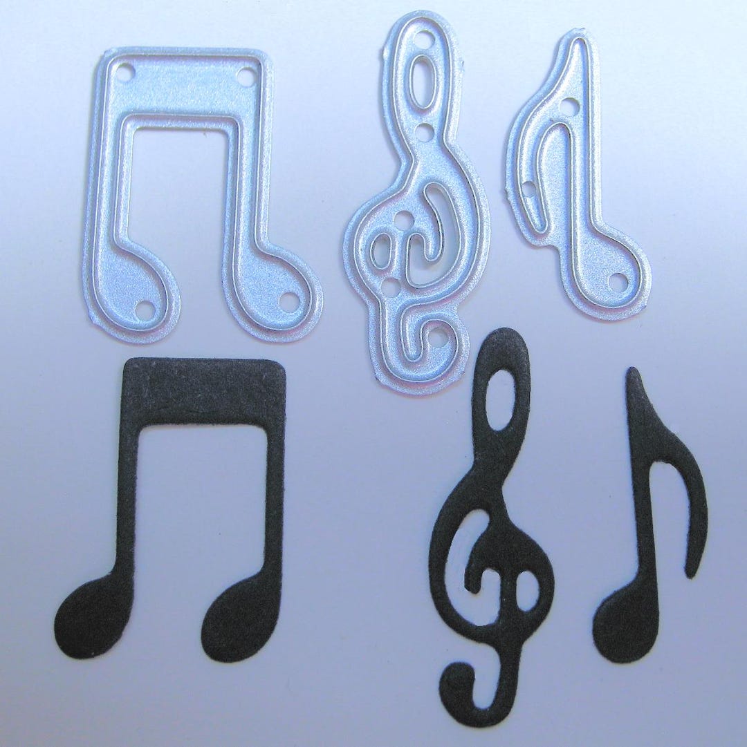 3pc Very Small Musical Notes Cutting Die Set - Etsy