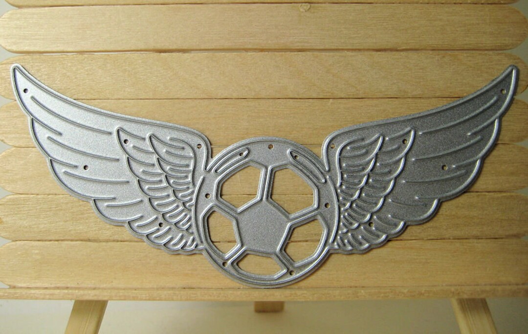 Soccer Football With Wings Metal Cutting Die - Etsy