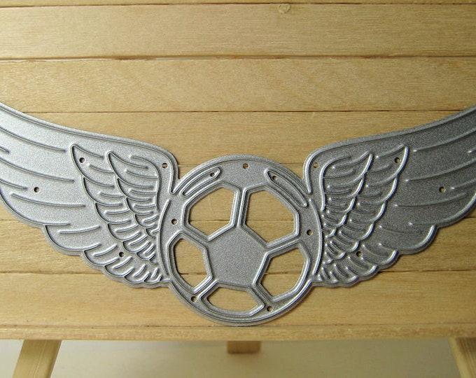 Soccer Football With Wings Metal Cutting Die - Etsy