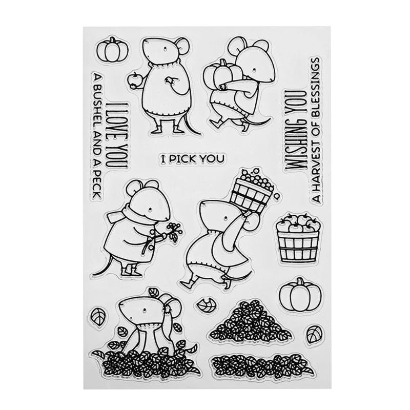 Mouse Rubber Stamp - Etsy