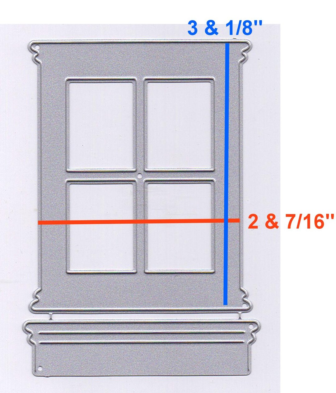Window and Flower Box Metal Cutting Die and a Few Extras - Etsy
