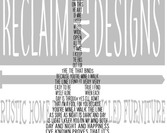 Walk the line | Etsy