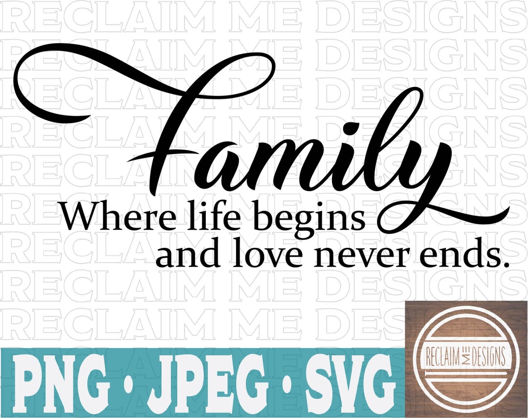 Family SVG,JPEG, and PNG File - Etsy