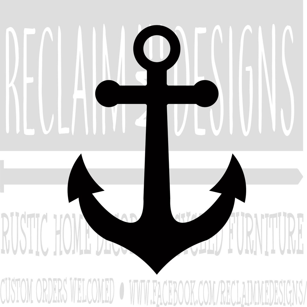 Anchor SVG and PNG File - Etsy