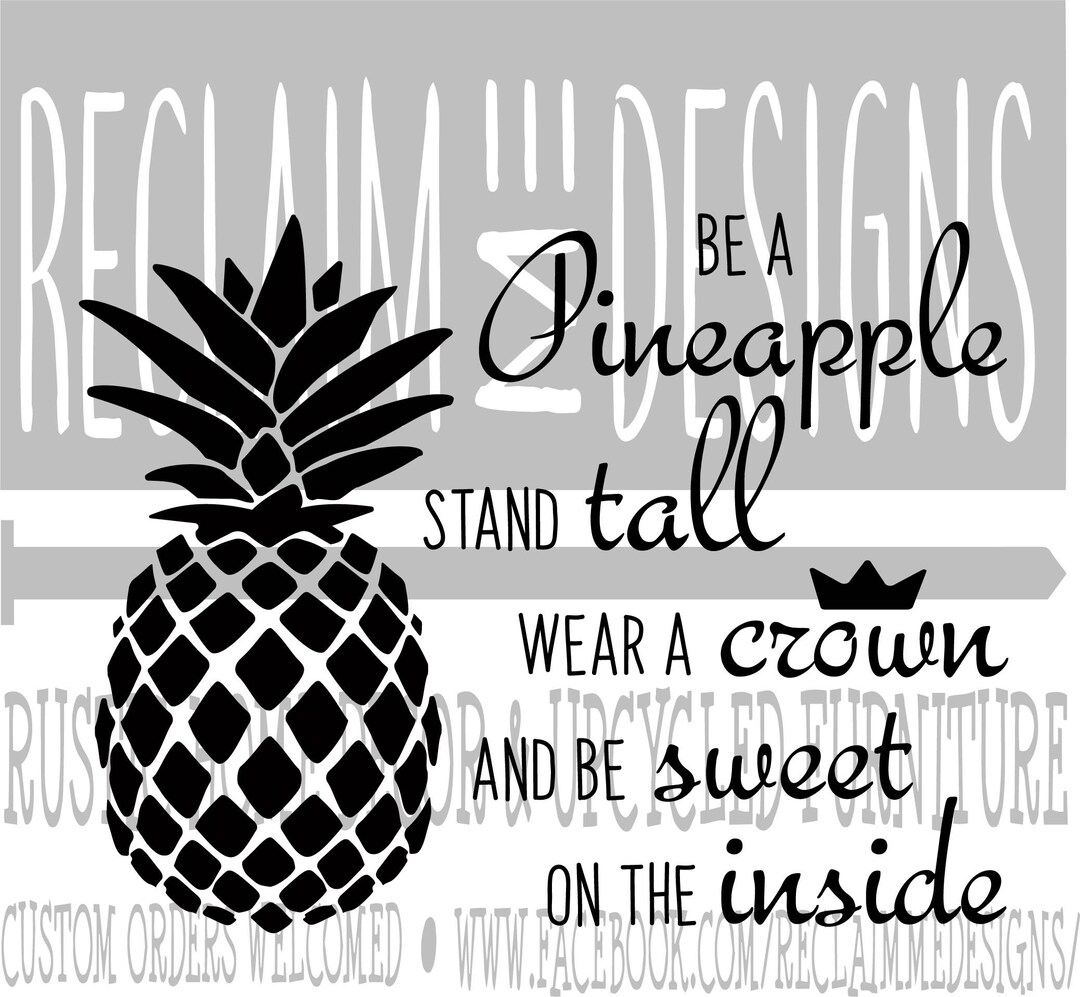 Be a Pineapple SVG,DXF,PNG, and Jpeg File - Etsy