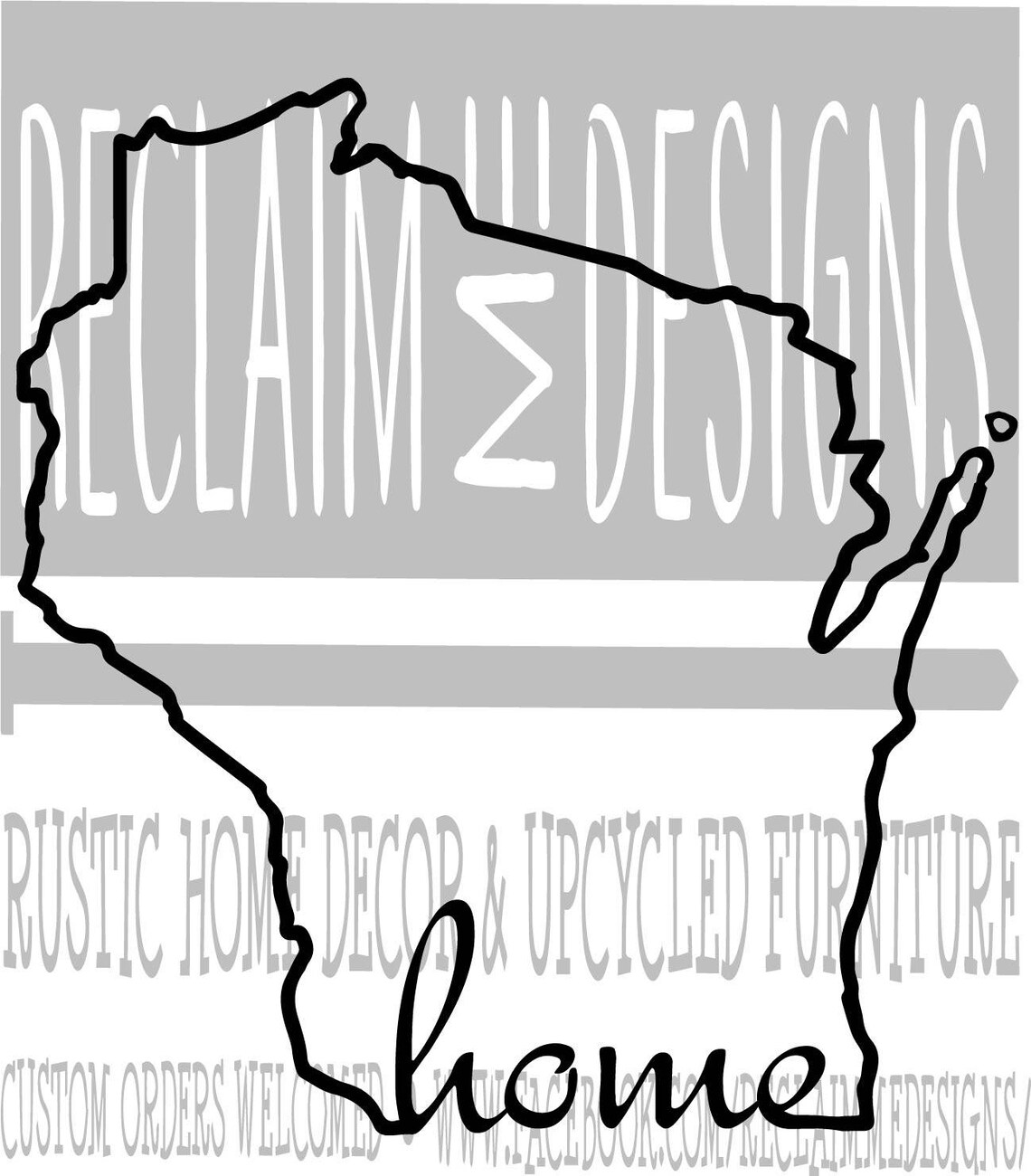Wisconsin Home Outline PNGJPEG and SVG File - Etsy