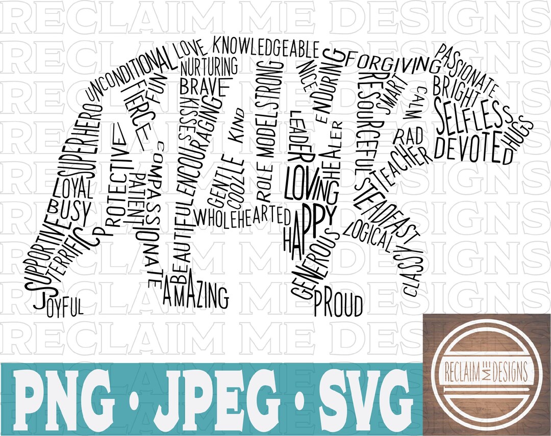 Mama Bear Word Art Svg,png,and JPEG File - Etsy