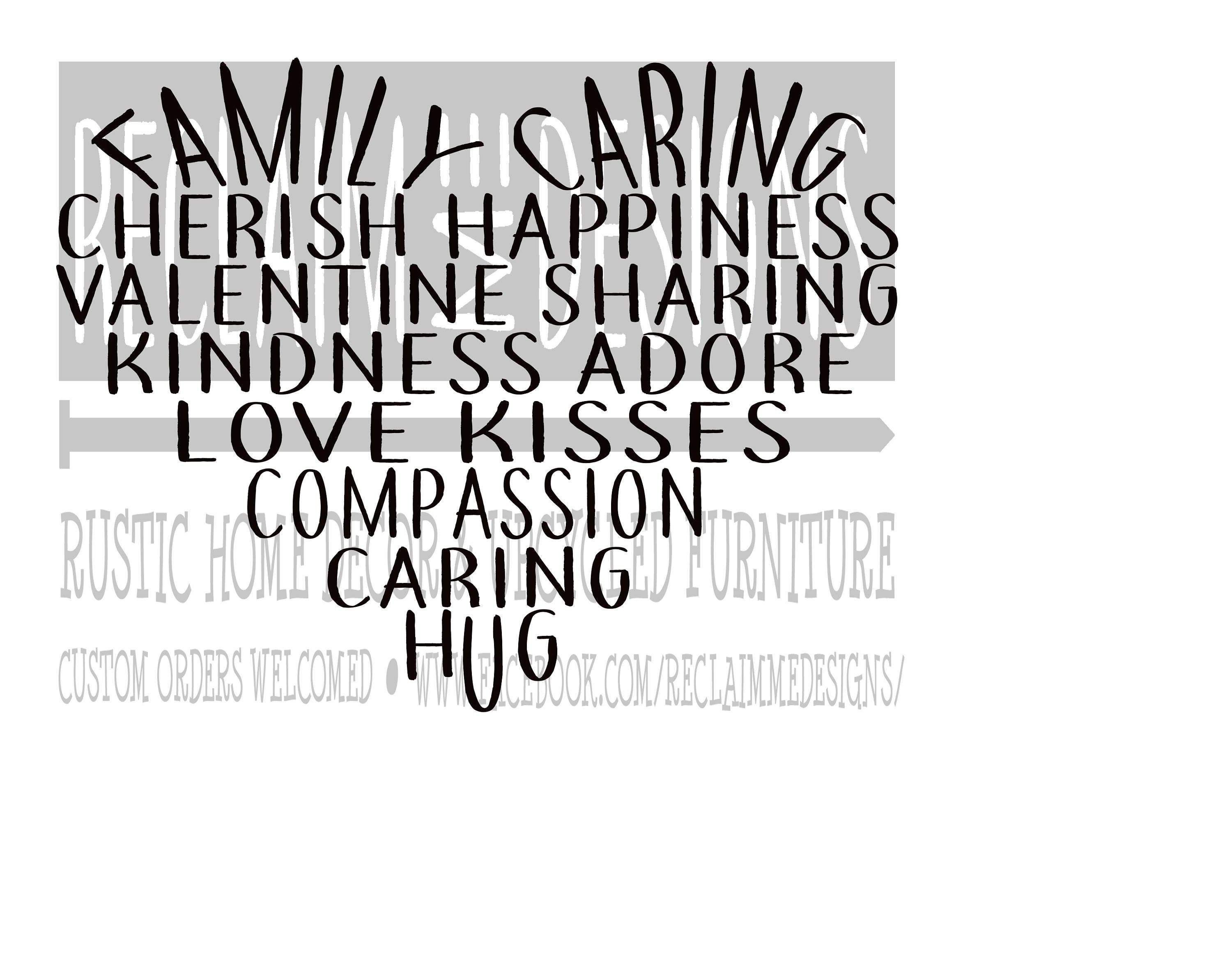 Heart Shaped Word Art SVG PNG and JPEG Downloadable File - Etsy Australia
