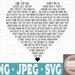 Shallow Heart Shaped SVG and PNG File - Etsy