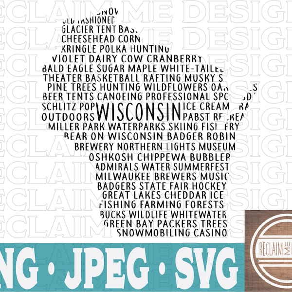 Wisconsin Sports Team Logos Svg - Etsy