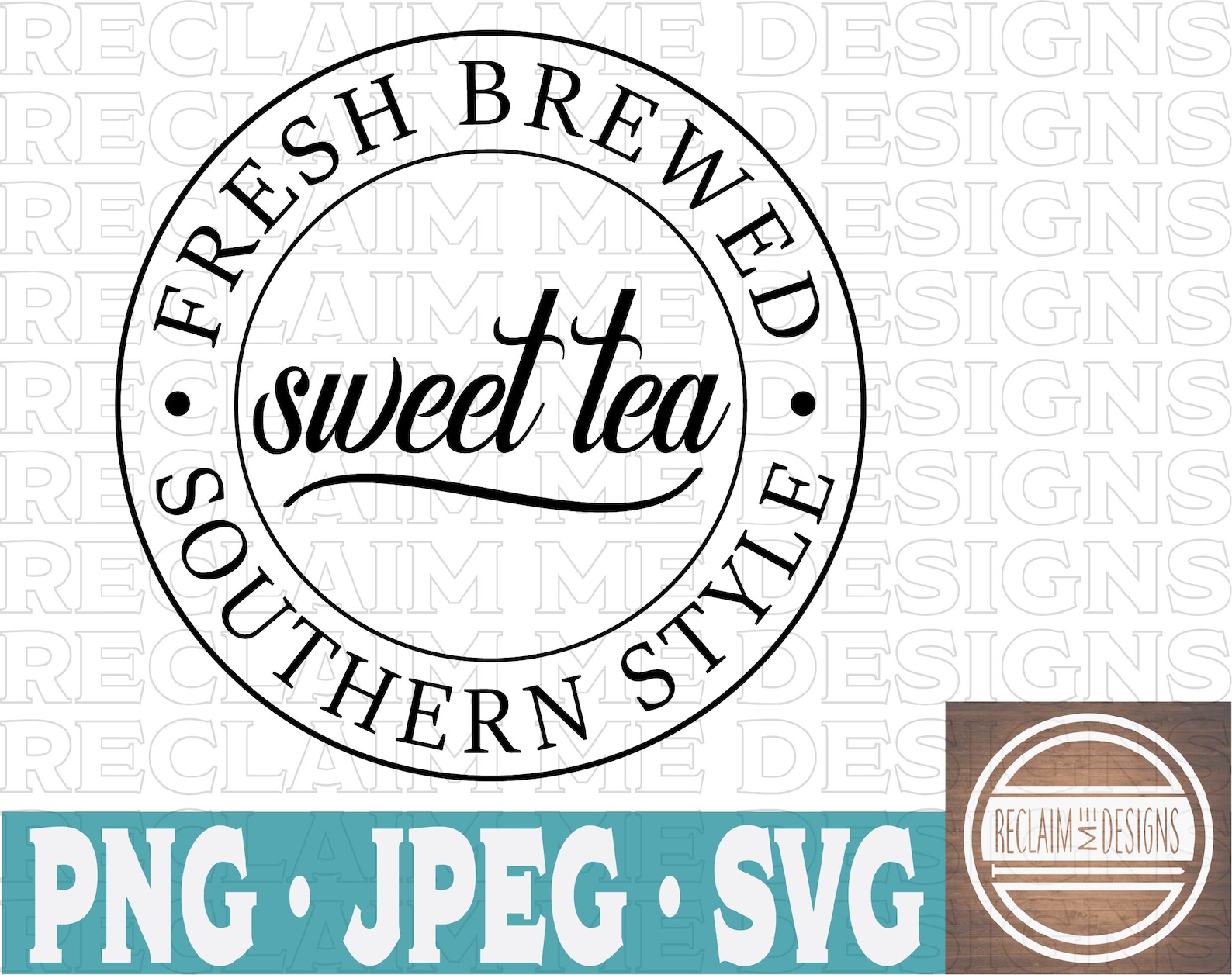 Sweet Tea SVGJPEG and PNG File - Etsy