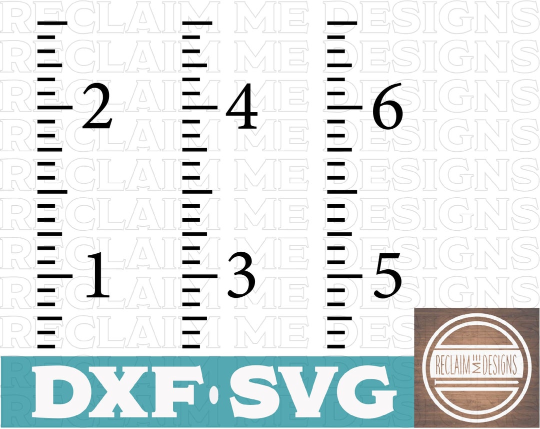 Growth Chart SVG and DXF for Cricut Cutting Machine - Etsy