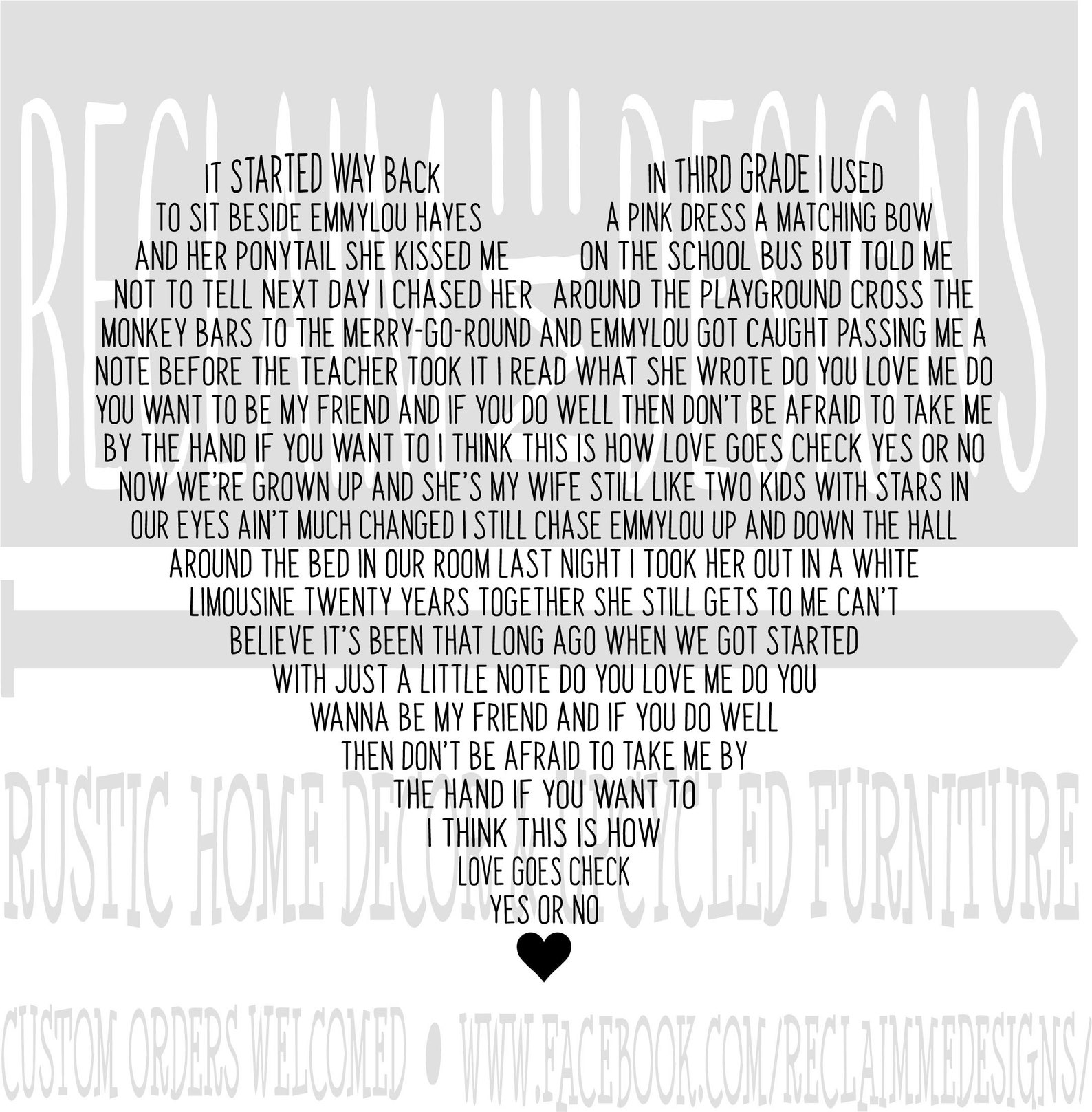 Check Yes or No Heart Shaped SVGPNG and JPEG File | Etsy