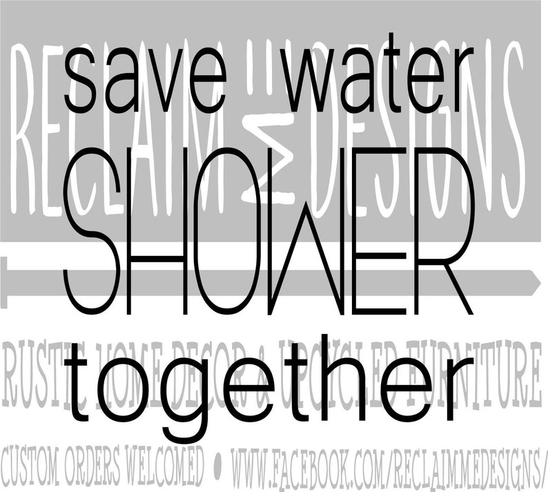 Save Water Shower Together Svg And Png File Etsy Ireland