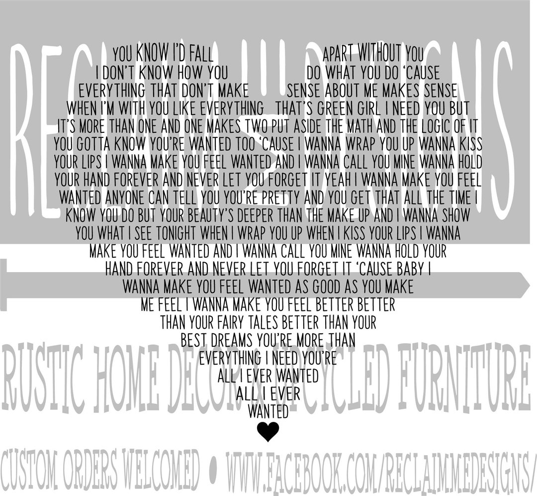 Wanted Heart Shaped SVG and PNG File - Etsy