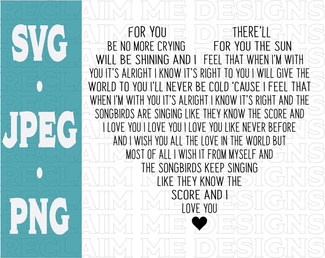 Songbird Heart Shaped SVG,PNG, and JPEG File - Etsy