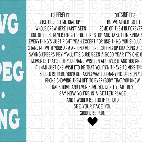 Better Together Heart Shaped SVG and PNG File - Etsy