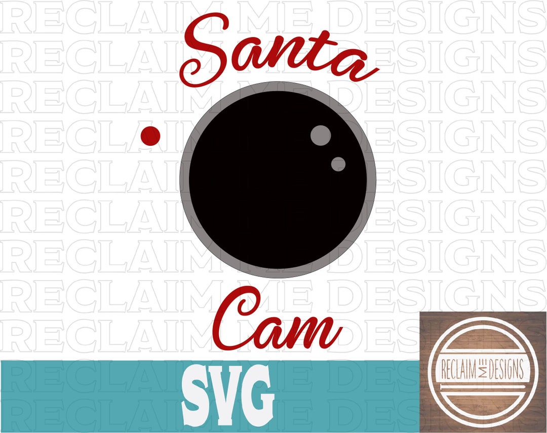 Santa Cam Layered Vinyl and Stencil SVG - Etsy