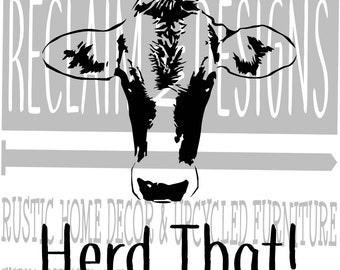 Herd That SVG Cow Sign SVG Cattle SVG Farm Farmhouse Farm - Etsy