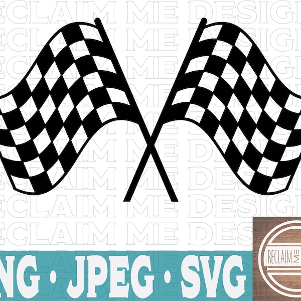 Checkered Flag Svg - Etsy