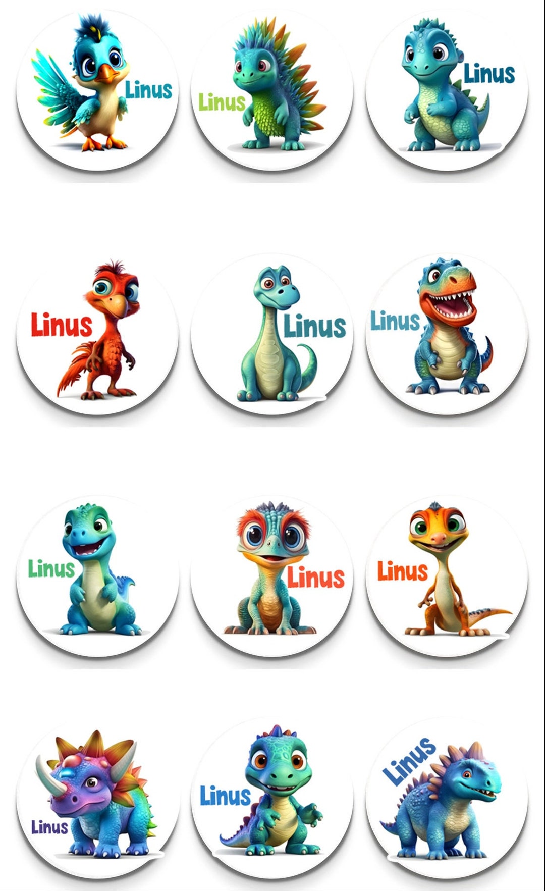 Label School Enrollment Baptism Birthday Sticker - Etsy