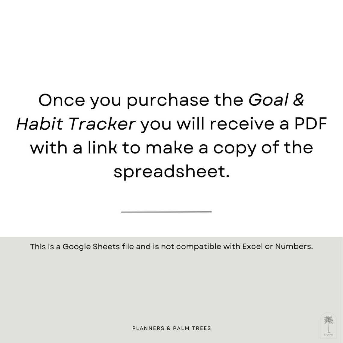 Colorful Goal & Habit Tracker | Annual and Monthly Goal Tracker ...