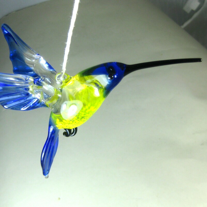 Glass Hummingbird - Etsy