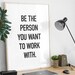 Office Wall Art, Teamwork Quotes, Office Decor Print, Workplace ...