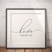 Live Your Best Life Print Downloadable Prints Inspirational | Etsy