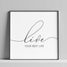 Live Your Best Life Print Downloadable Prints Inspirational | Etsy