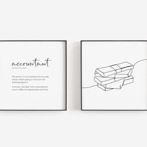 Accountant Office Decor, Set of 6 PRINTABLES, Accounting Prints, Funny ...