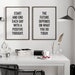 Motivational Posters, Set of 6 Prints, Home Office Decor for Women ...