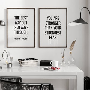 Therapist Office Decor, Set of 6 PRINTABLES, Mental Health Poster ...