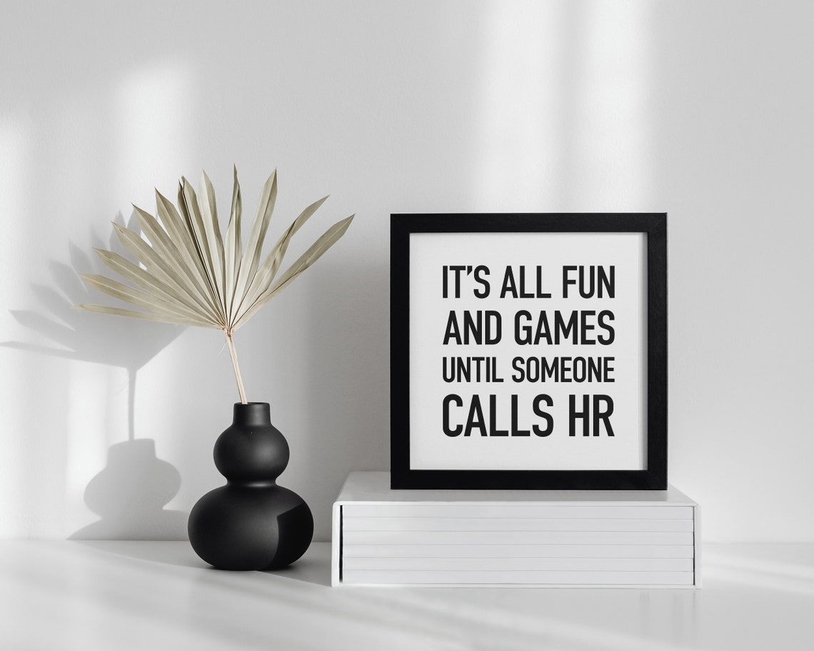 HR Office Decor HR Poster HR Wall Art Hr Director Gifts - Etsy