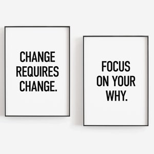 Office Decor for Women, Set of 6 PRINTABLES, Motivational Quotes, Home ...