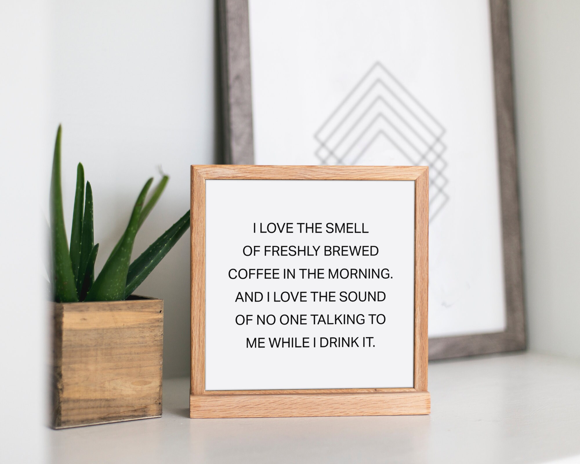 Coffee Poster Coffee Print Downloadable Prints Bedroom | Etsy