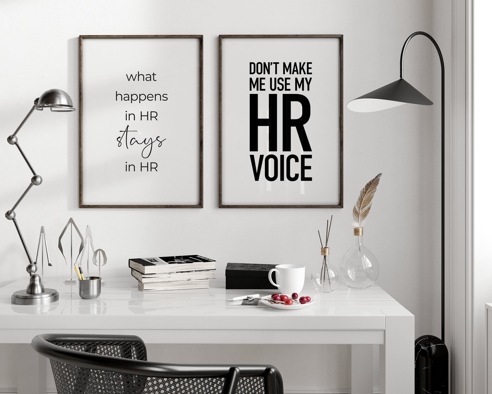 HR Office Decor, Human Resources Wall Art, Set of 6 PRINTABLES, HR ...