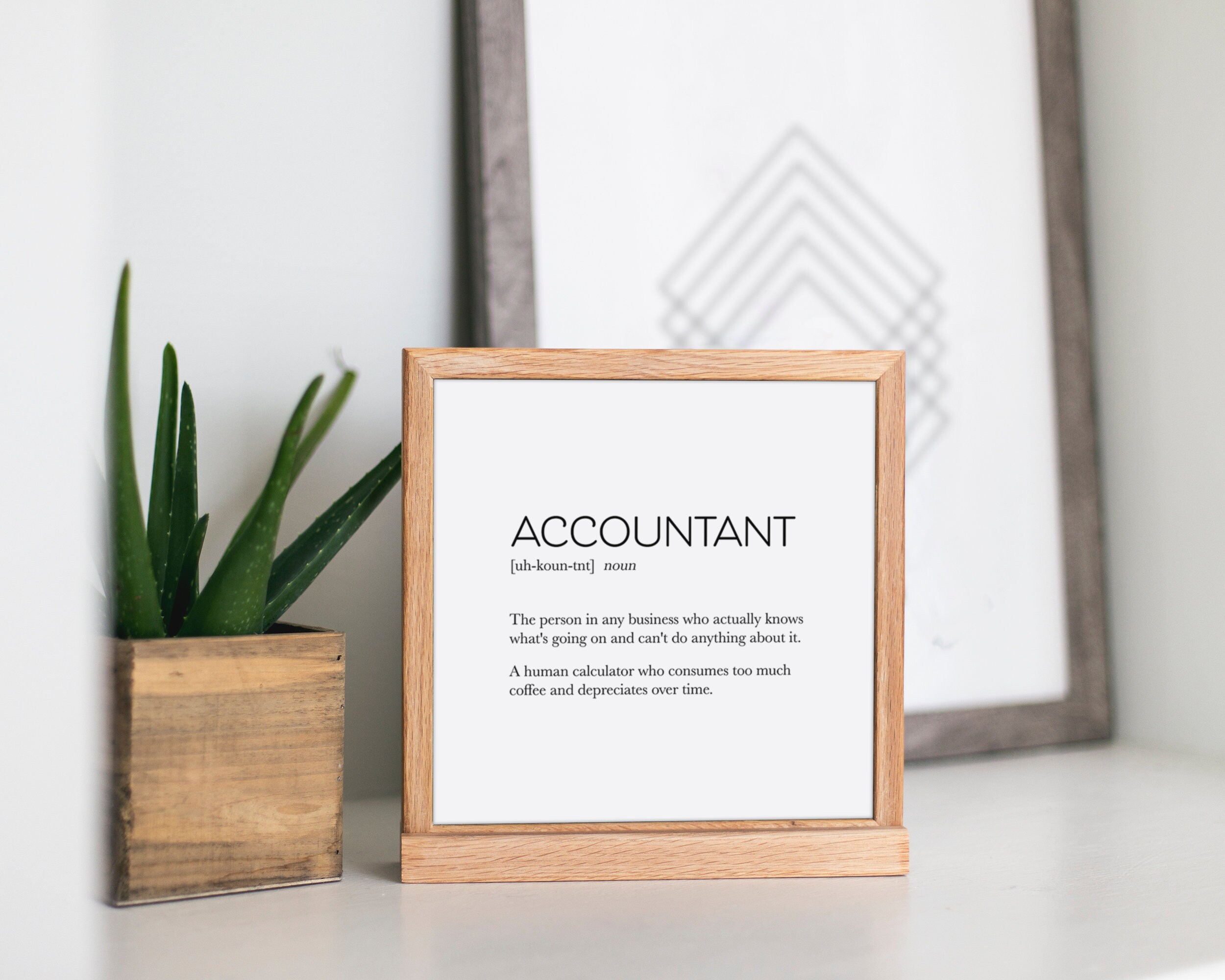Accountant Definition Print Accounting Gifts Funny Office - Etsy