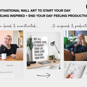 Inspirational Poster, Growth Mindset Poster, Positive Quotes, Home ...