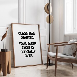Funny Classroom Poster, Printable Wall Art for Sarcastic High School ...